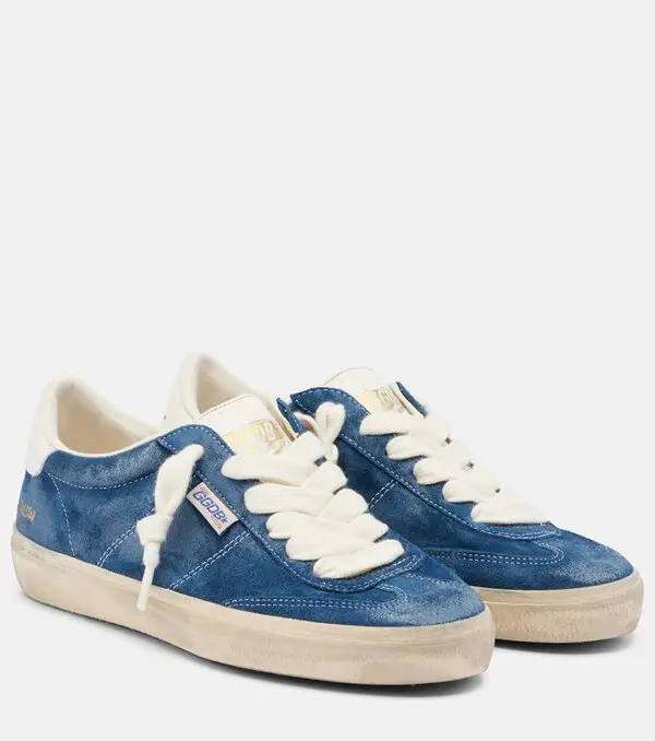 GOLDEN GOOSE Soul Star Suede Sneakers - Blue