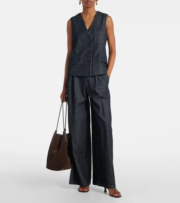 Max Mara Denim Waistcoat