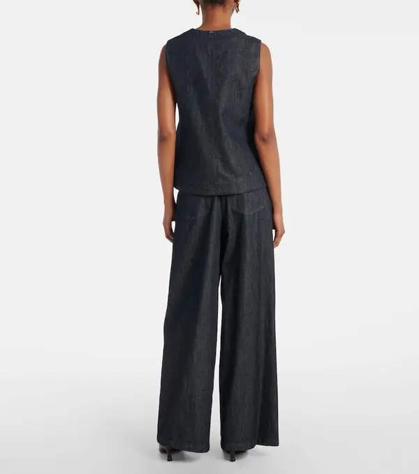 Max Mara Denim Waistcoat