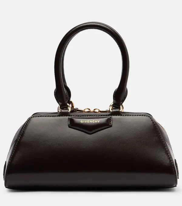 Givenchy Antigona East-west Mini Leather Tote Bag - Brown
