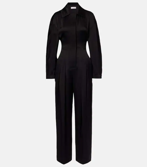 Victoria Beckham Belted Jumpsuit - Black