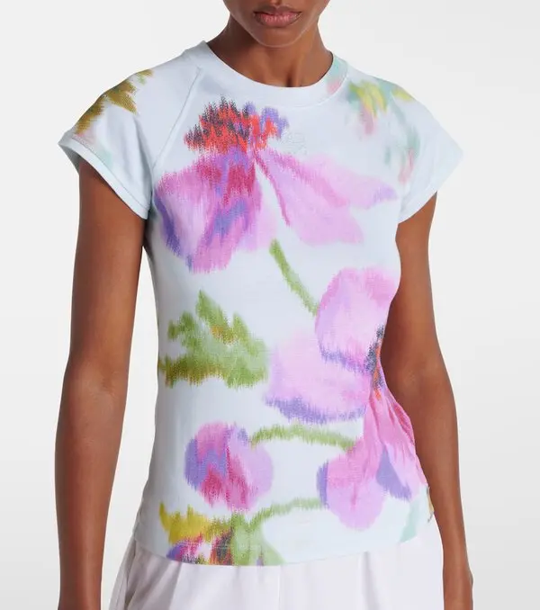 Loewe Floral Cotton-blend T-shirt