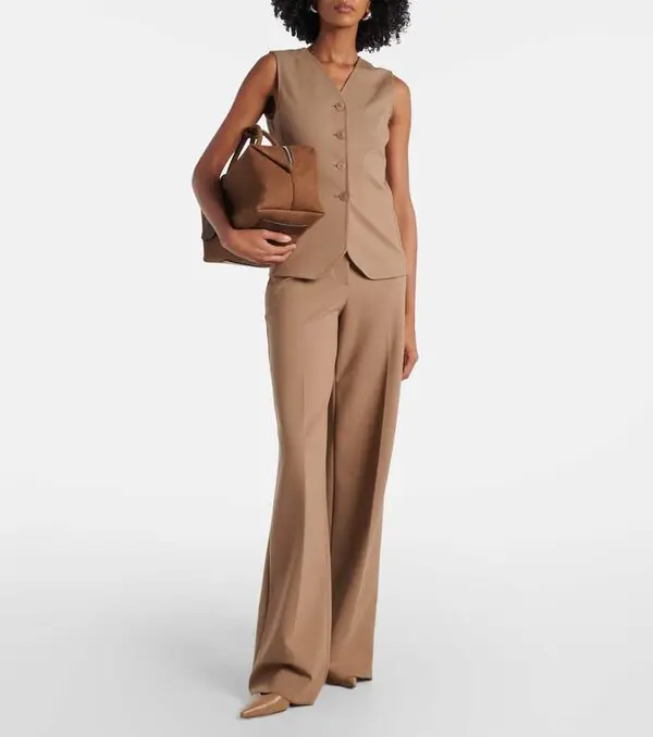 Max Mara Holdall Medium Leather Shoulder Bag