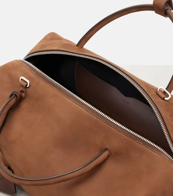 Max Mara Holdall Medium Leather Shoulder Bag - Brown