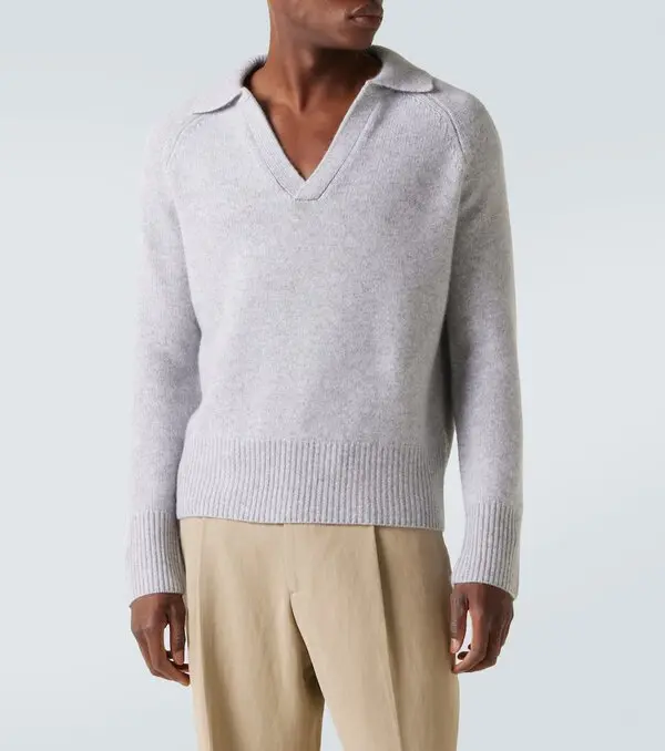 Arch4 Mr. Clifton Gate Cashmere Polo Sweater