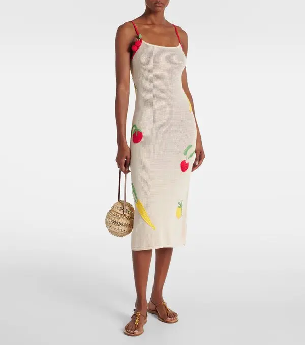 Staud Adeline Crochet Cotton Beach Dress