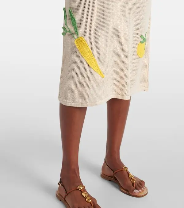Staud Adeline Crochet Cotton Beach Dress