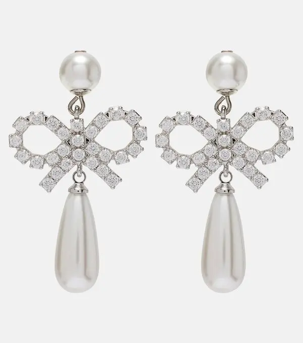 SELF-PORTRAIT Faux Pearl Drop Earrings