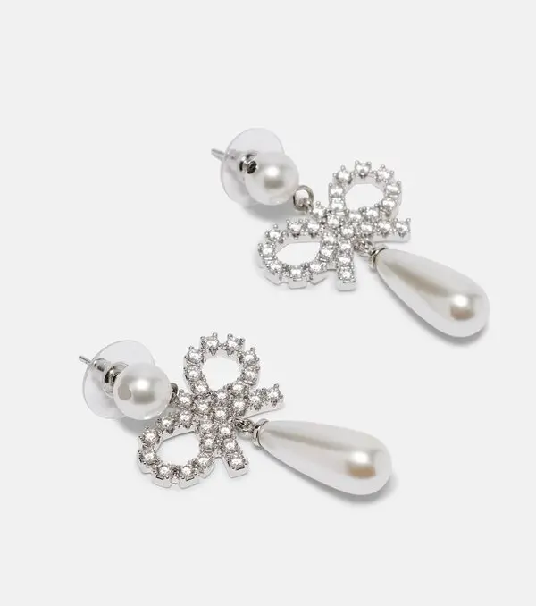 SELF-PORTRAIT Faux Pearl Drop Earrings