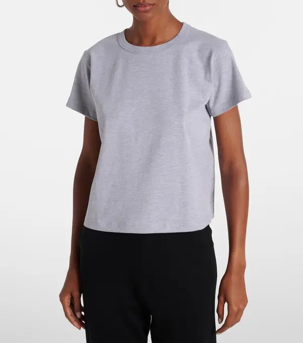 LESET Margo Set Of 3 Cotton Jersey T-shirts - Black