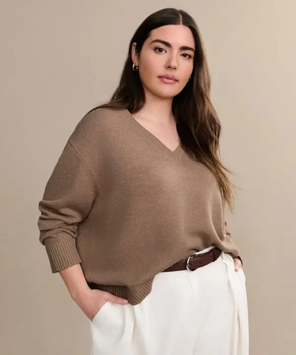 Jenni Kayne Simone V-neck - Brown