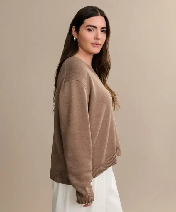 Jenni Kayne Simone V-neck - Brown