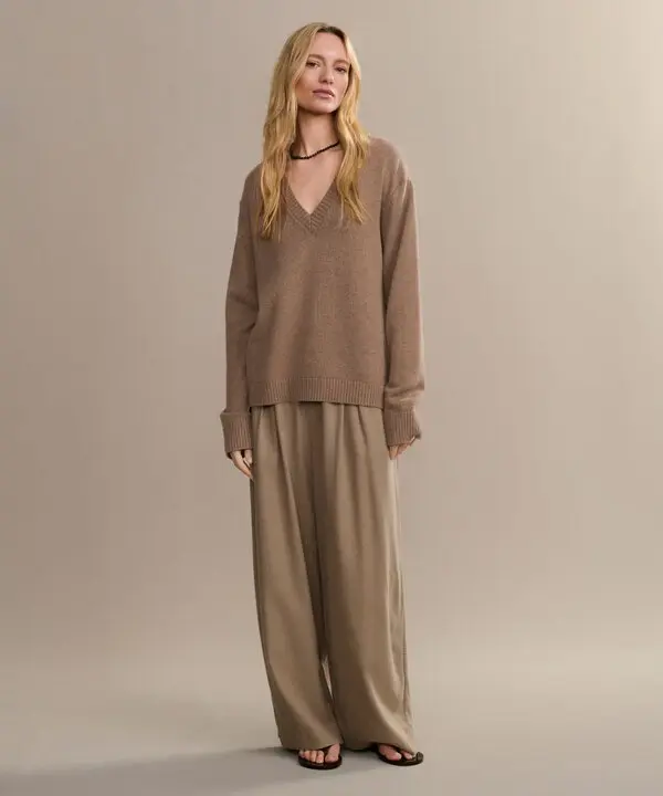 Jenni Kayne Simone V-neck - Brown