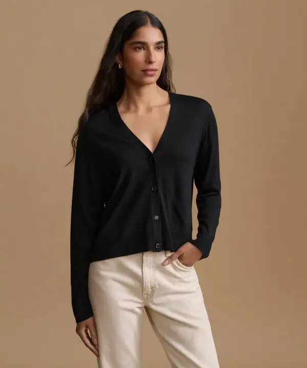 Jenni Kayne Mira Cardigan Sweater - Black