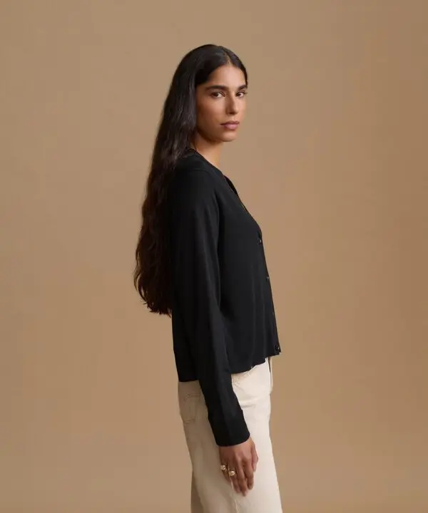 Jenni Kayne Mira Cardigan Sweater - Black