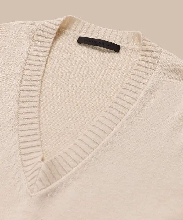 Jenni Kayne Simone V-neck - Ivory