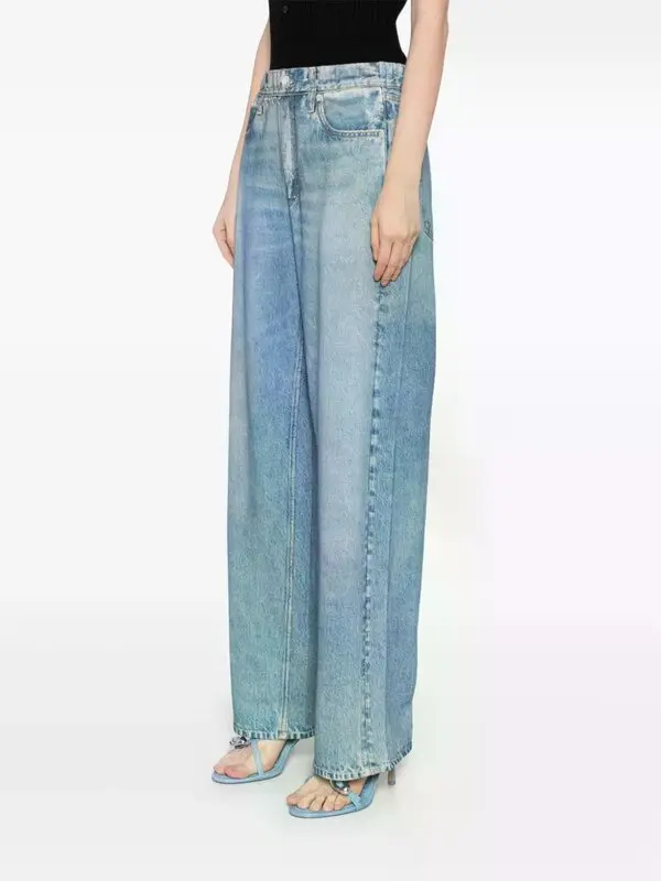 Rag & Bone Jeans-print Straight Trousers