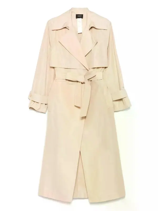 Akris Mulberry Silk Trench Coat