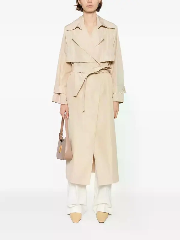 Akris Mulberry Silk Trench Coat