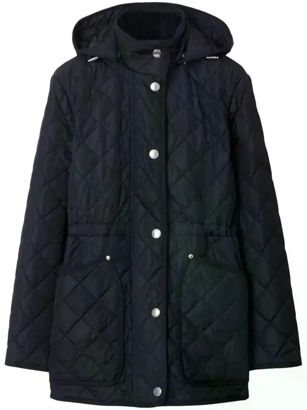 Burberry Quilted Jacket With Embroidered Equestrian Knight Motif