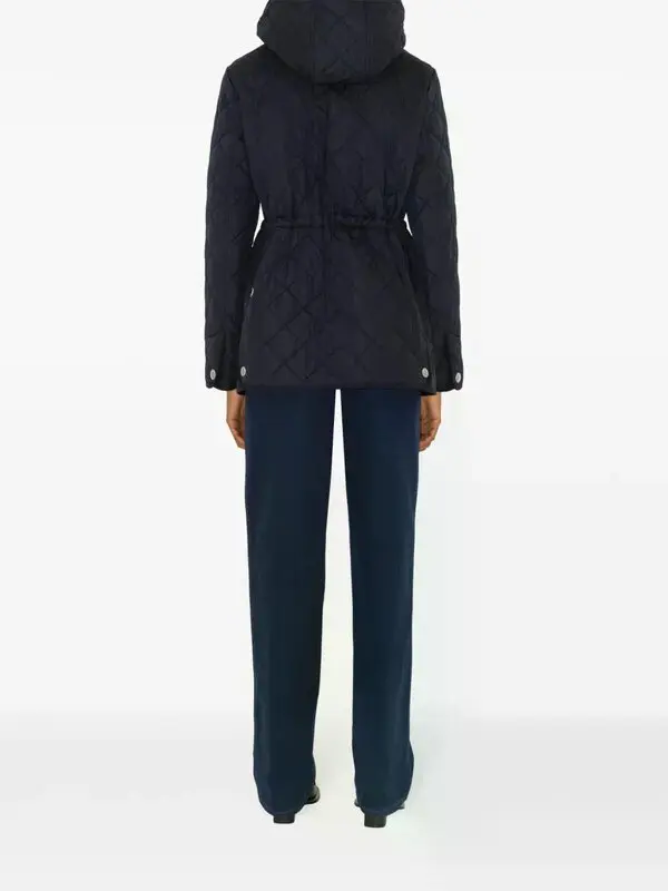 Burberry Quilted Jacket With Embroidered Equestrian Knight Motif