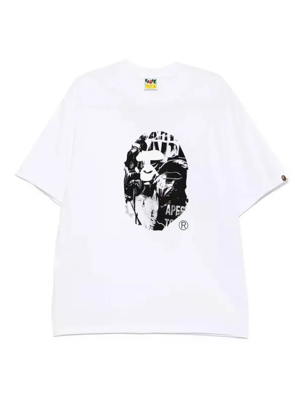 A BATHING APE Logo-printed T-shirt