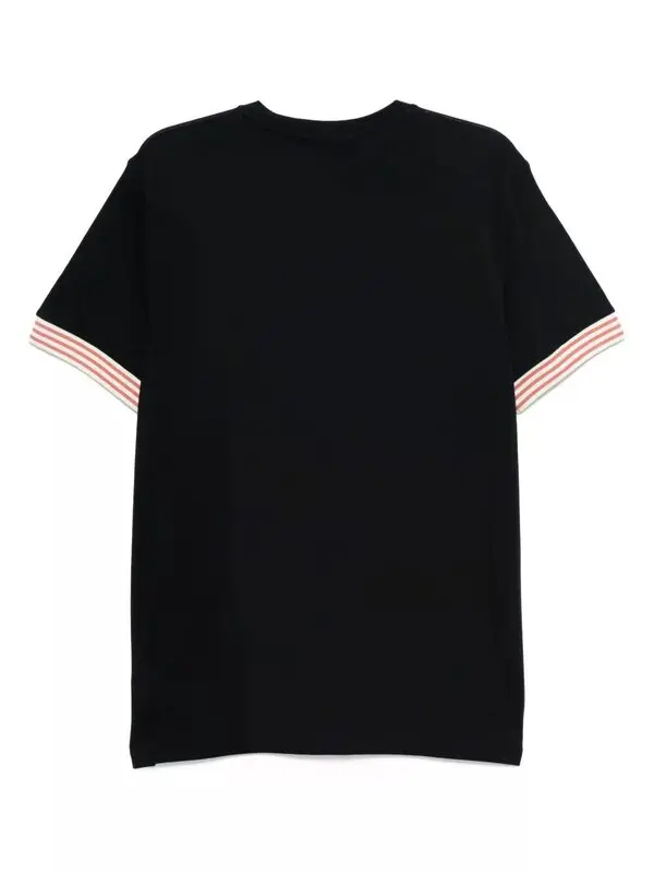 Fred Perry Striped-cuffs T-shirt