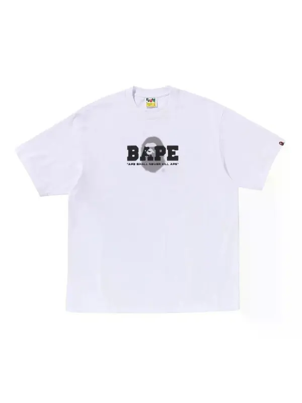 A BATHING APE Logo-print T-shirt - White