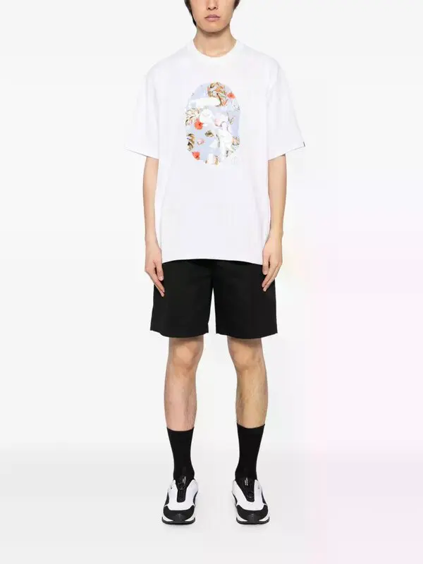 A BATHING APE Logo-printed T-shirt