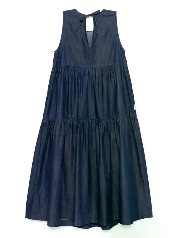 CHOCOOLATE Logo-embroidered Dress - Blue