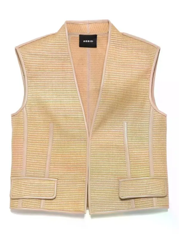Akris Sleeveless Gilet - Brown