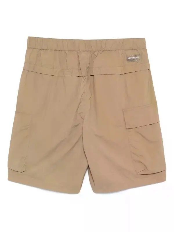 CHOCOOLATE Logo-printed Cargo Shorts - Neutrals