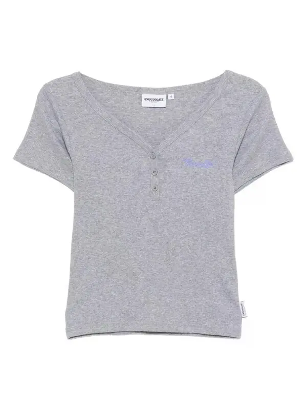 CHOCOOLATE Logo-embroidered Top