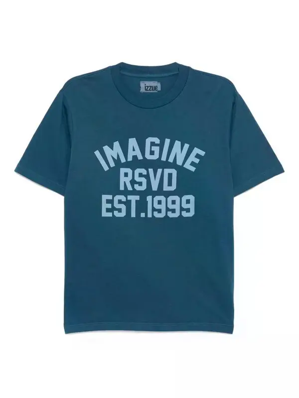 Izzue Printed T-shirt - Blue