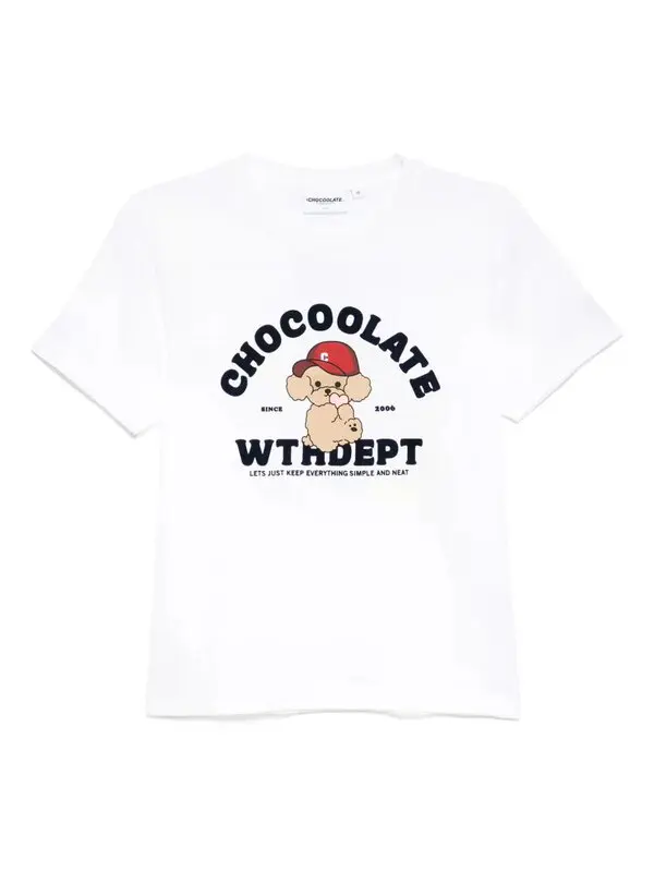 CHOCOOLATE Printed T-shirt - White