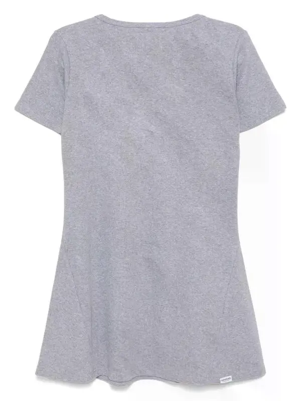 CHOCOOLATE Logo-patch Dress - Grey