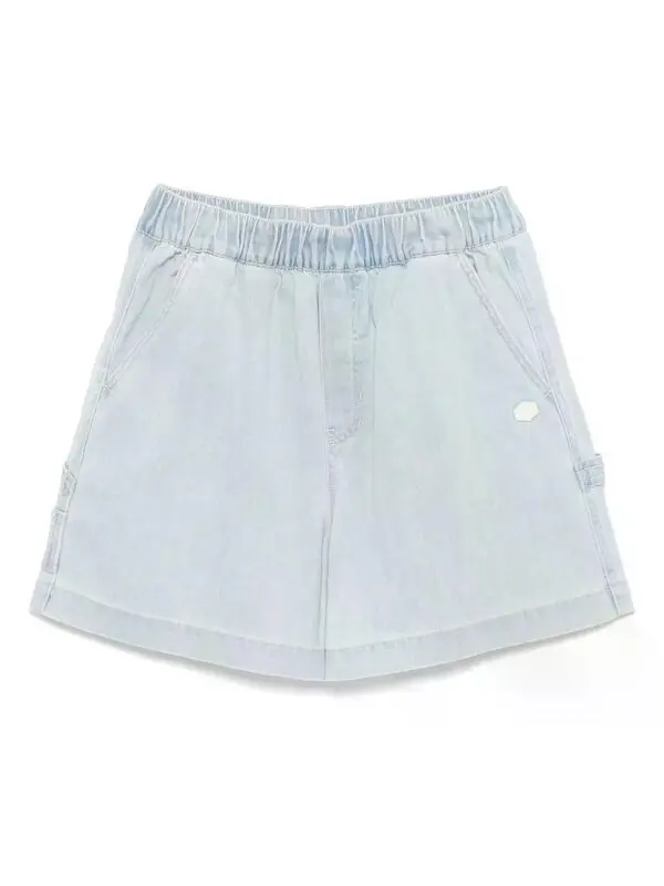 CHOCOOLATE Logo-patch Shorts - Blue