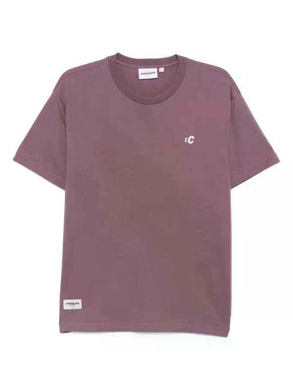 CHOCOOLATE Logo-embroidered T-shirt