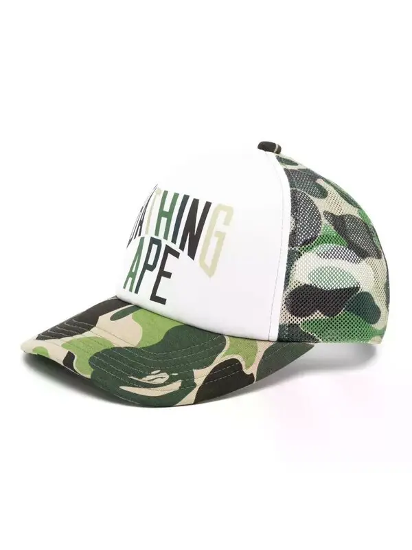 A BATHING APE® Graphic-print Cap - Green