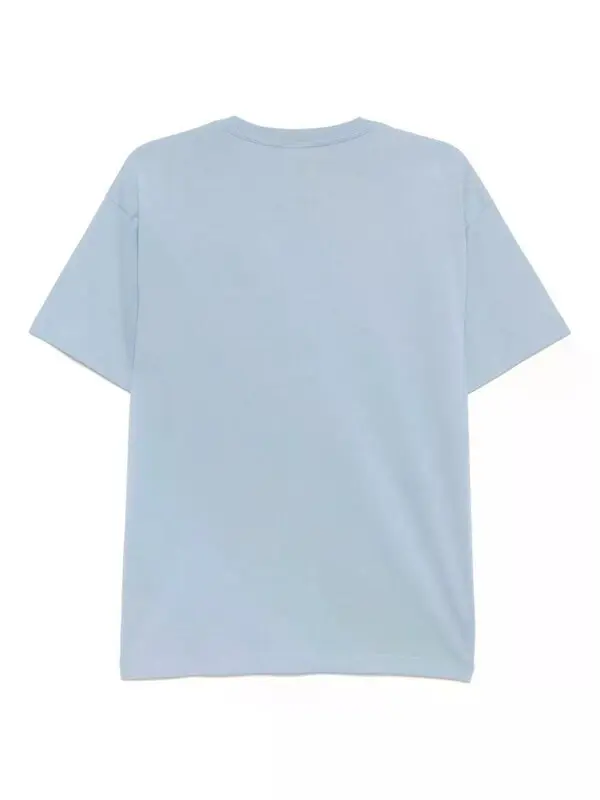 CHOCOOLATE Logo-embroidered T-shirt - Blue