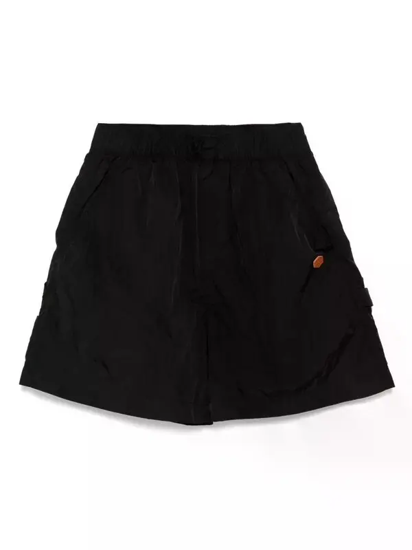 CHOCOOLATE Logo-patch Shorts - Black
