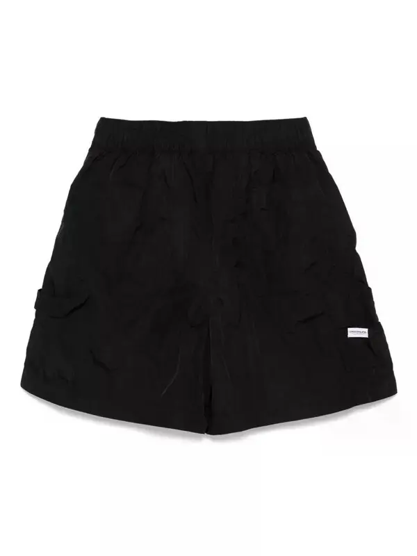 CHOCOOLATE Logo-patch Shorts - Black