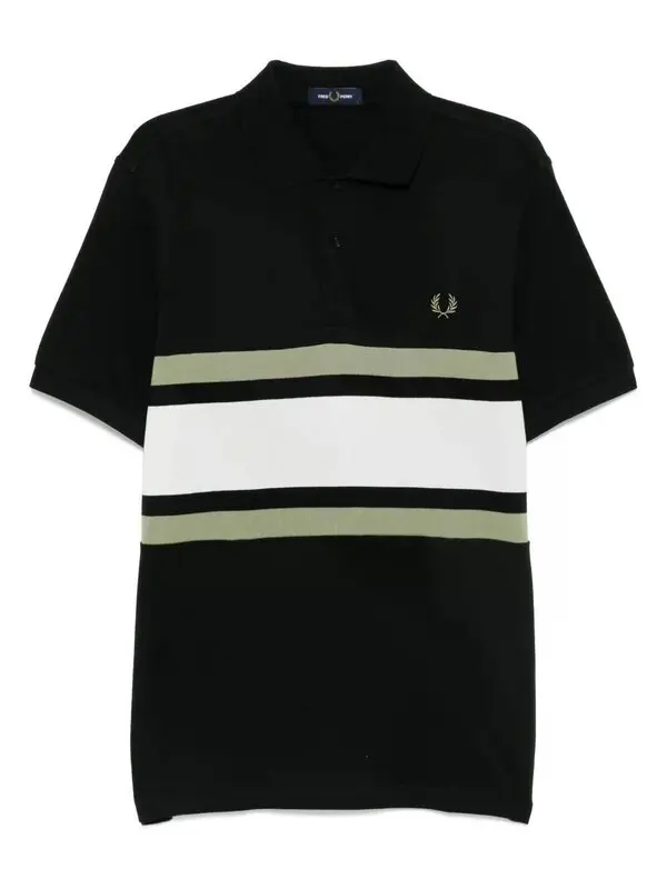 Fred Perry Panelled Polo Shirt