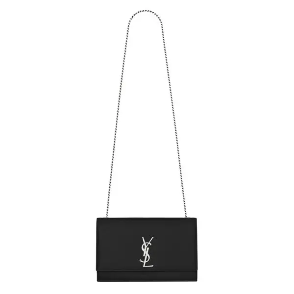 Saint Laurent Kate Medium Leather Shoulder Bag - Black