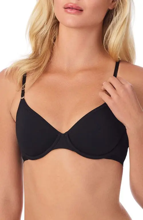 ON GOSSAMER Cabana Unlined Underwire T-shirt Bra - Black