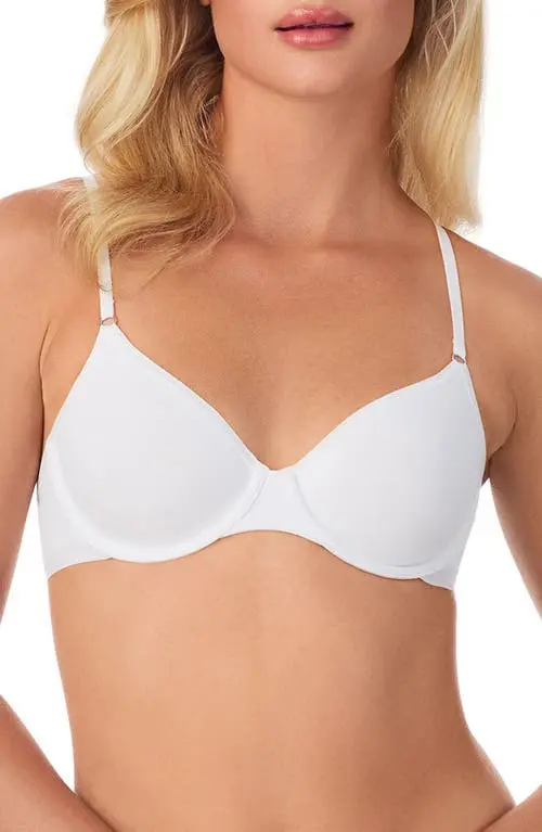 ON GOSSAMER Cabana Unlined Underwire T-shirt Bra - White