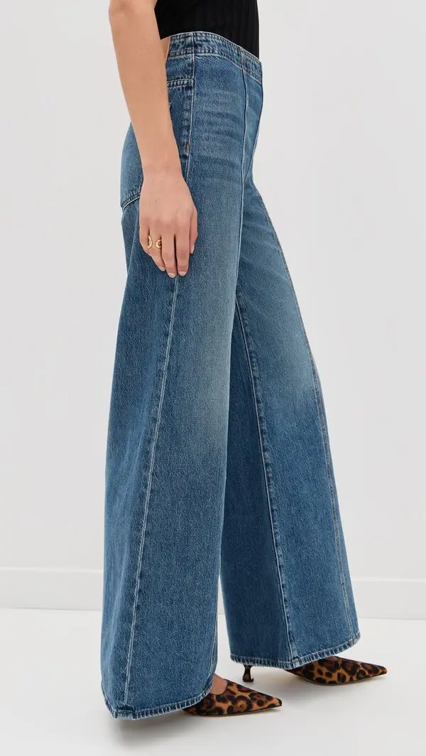 Ulla Johnson The Bianca Wide-leg Jeans - Danube