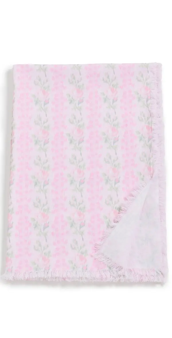 LoveShackFancy Iko Beach Towel - Strawberry Macaroon