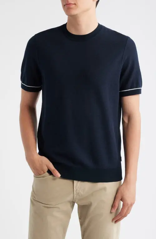 BOSS Jianfranco Cotton T-shirt - Dark Blue