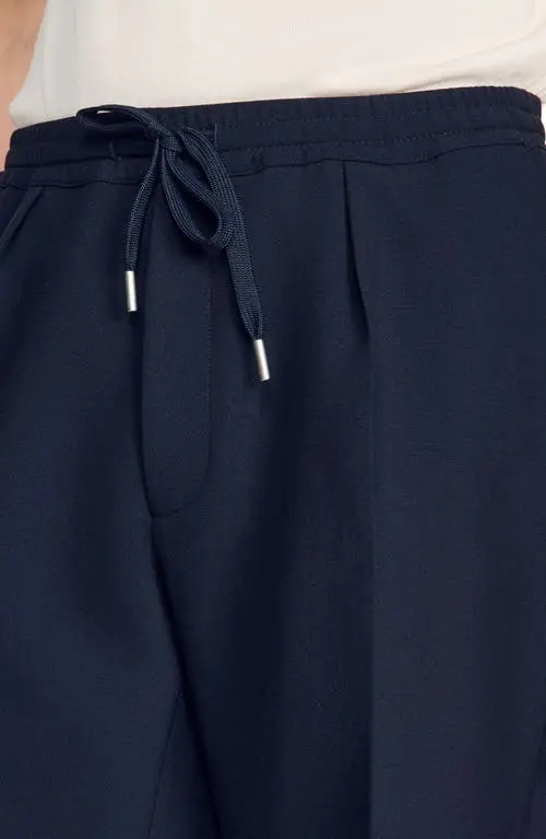 Sandro Jersey Bermuda Shorts - Navy Blue